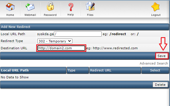 Hướng dẫn cấu hình Site Redirection trên DirectAdmin – Knowledge Base
